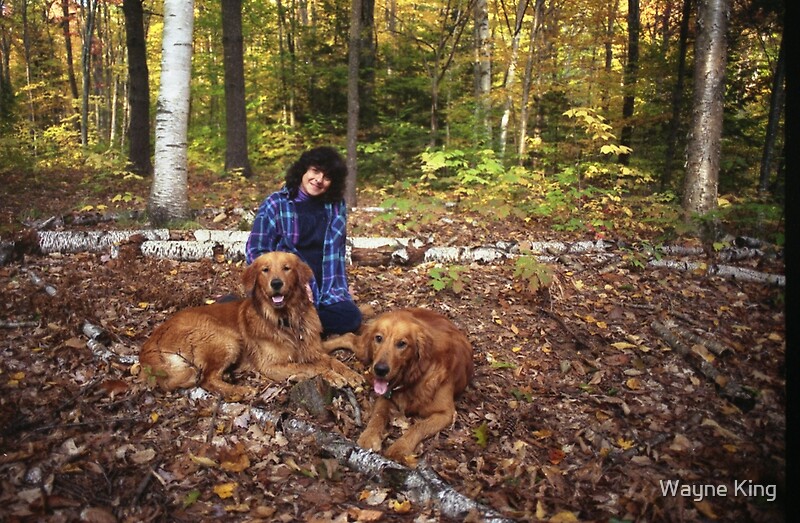 "Alice Jefferson and Jackson on the Brook" by Wayne King | Redbubble