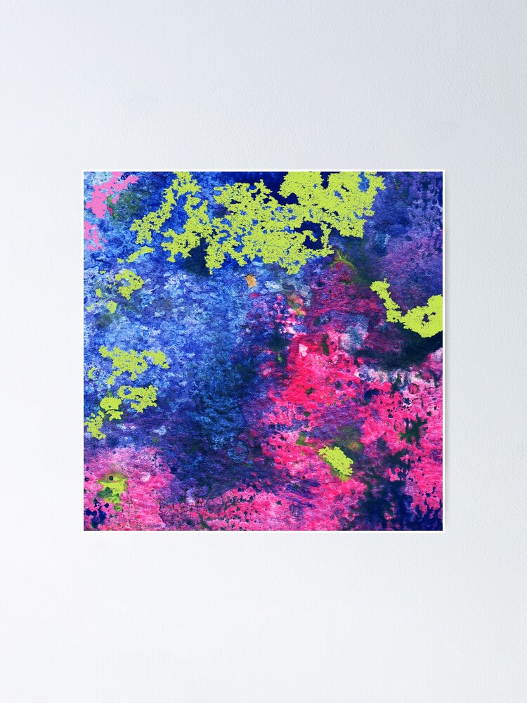 "Colorful Abstract Watercolor Splash" Poster for Sale by SillaHoekstra ...