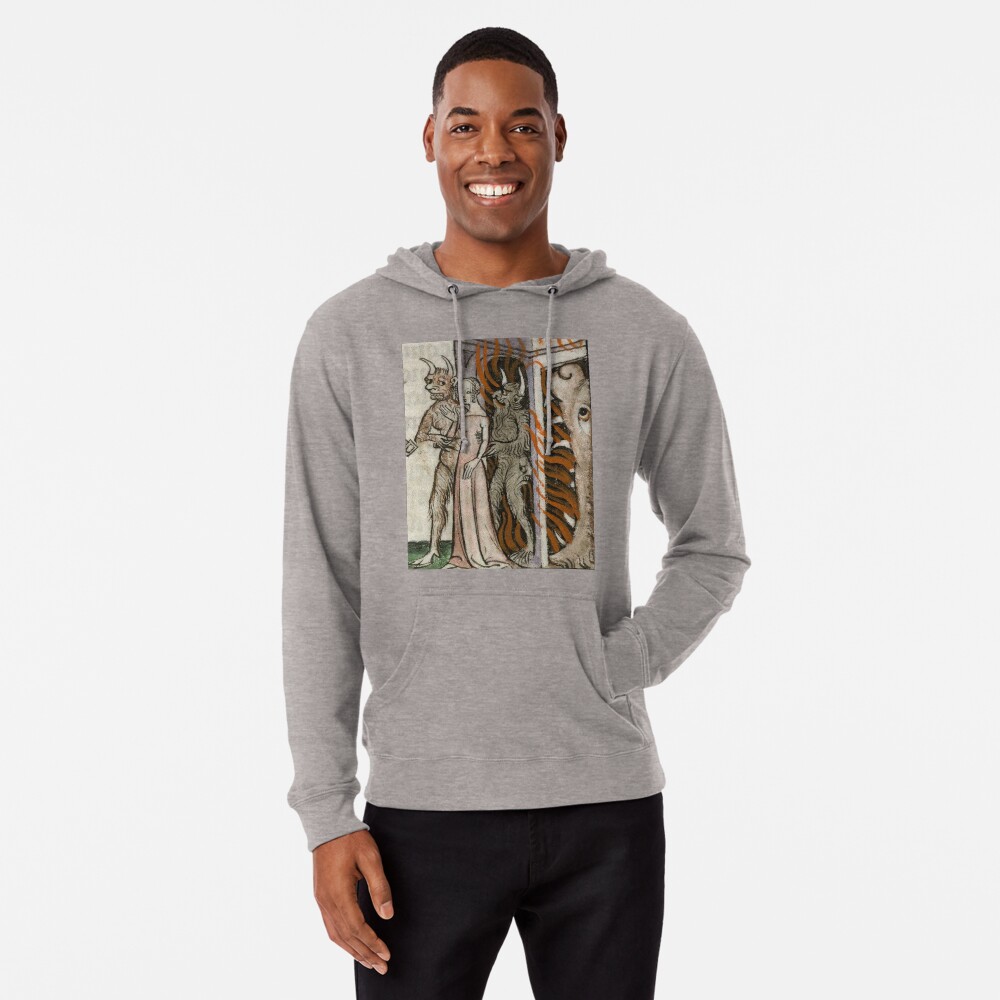 "Medieval demons taking a lady" Sticker for Sale by Geekimpact | Redbubble