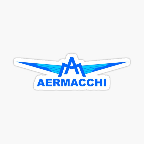 "Vintage Aermacchi Motorcycle Logo" Sticker by mkkessel | Redbubble