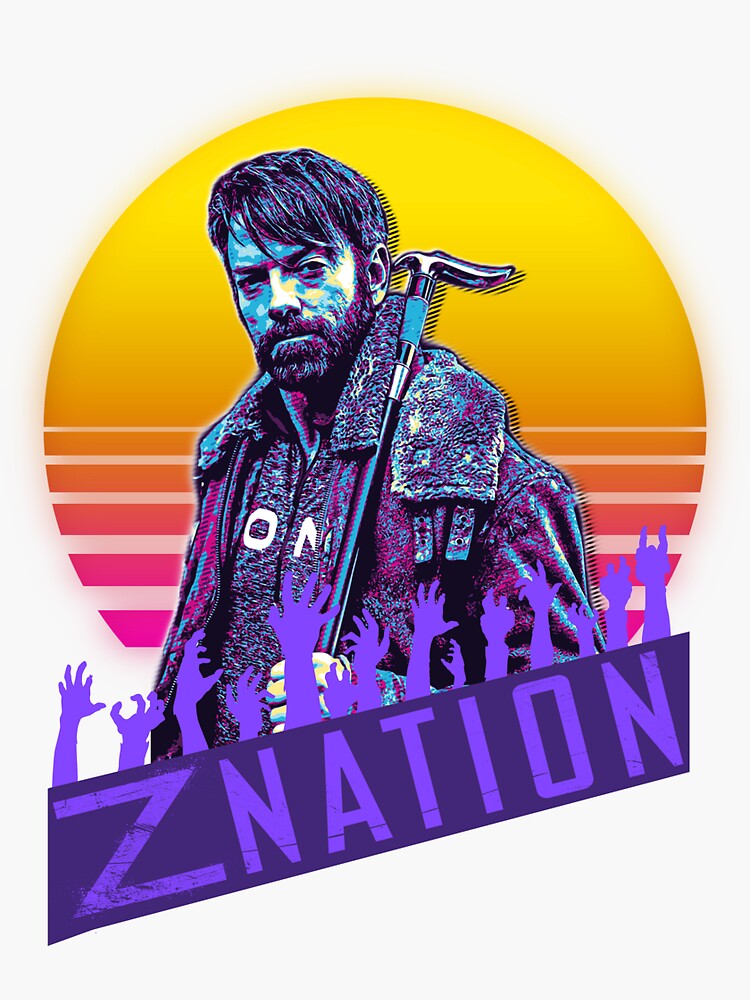 "80's Style Murphy ZNation" Sticker for Sale by ImAnonhuman | Redbubble