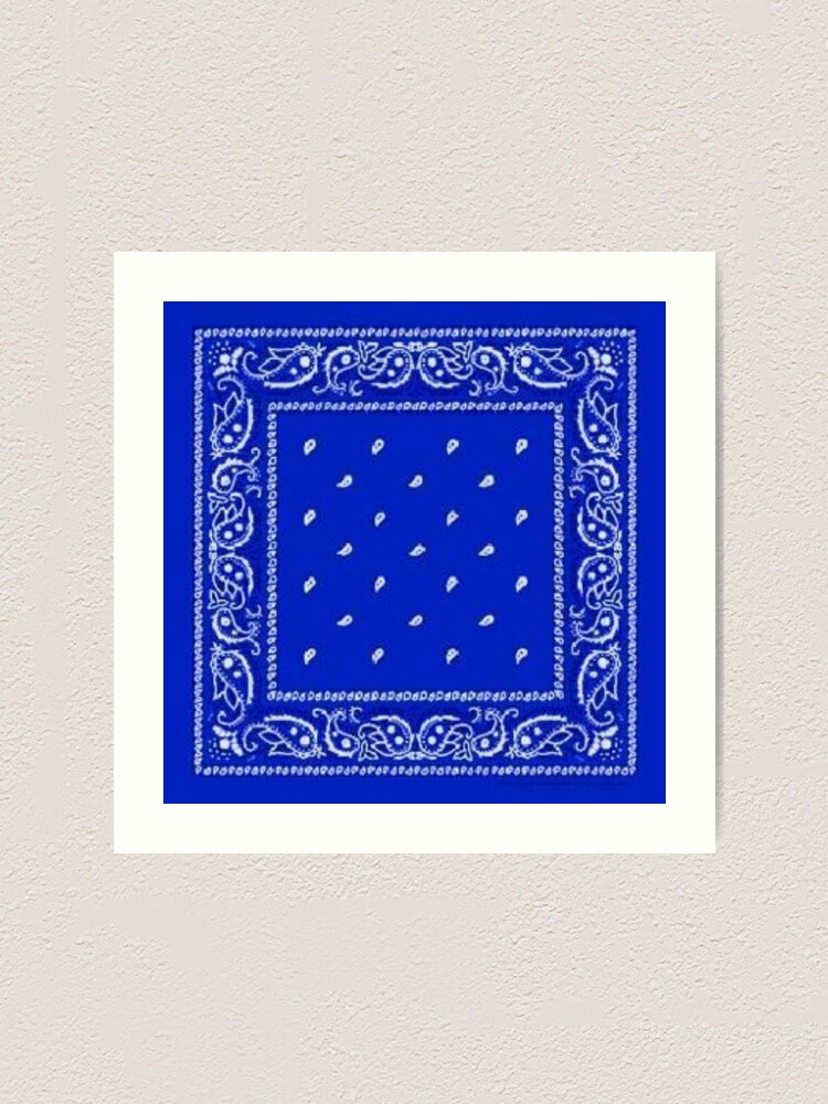 "Blue Bandana" Art Print for Sale by ariahgraphics | Redbubble