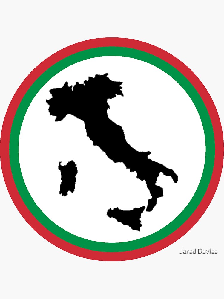 "Italian Flag & Boot" Sticker for Sale by MilitaryCandA | Redbubble