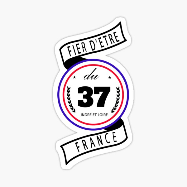 "Proud to be 37" Sticker for Sale by capricedefille | Redbubble