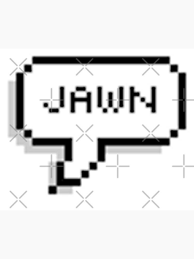 "jawn." Poster by cartershart | Redbubble