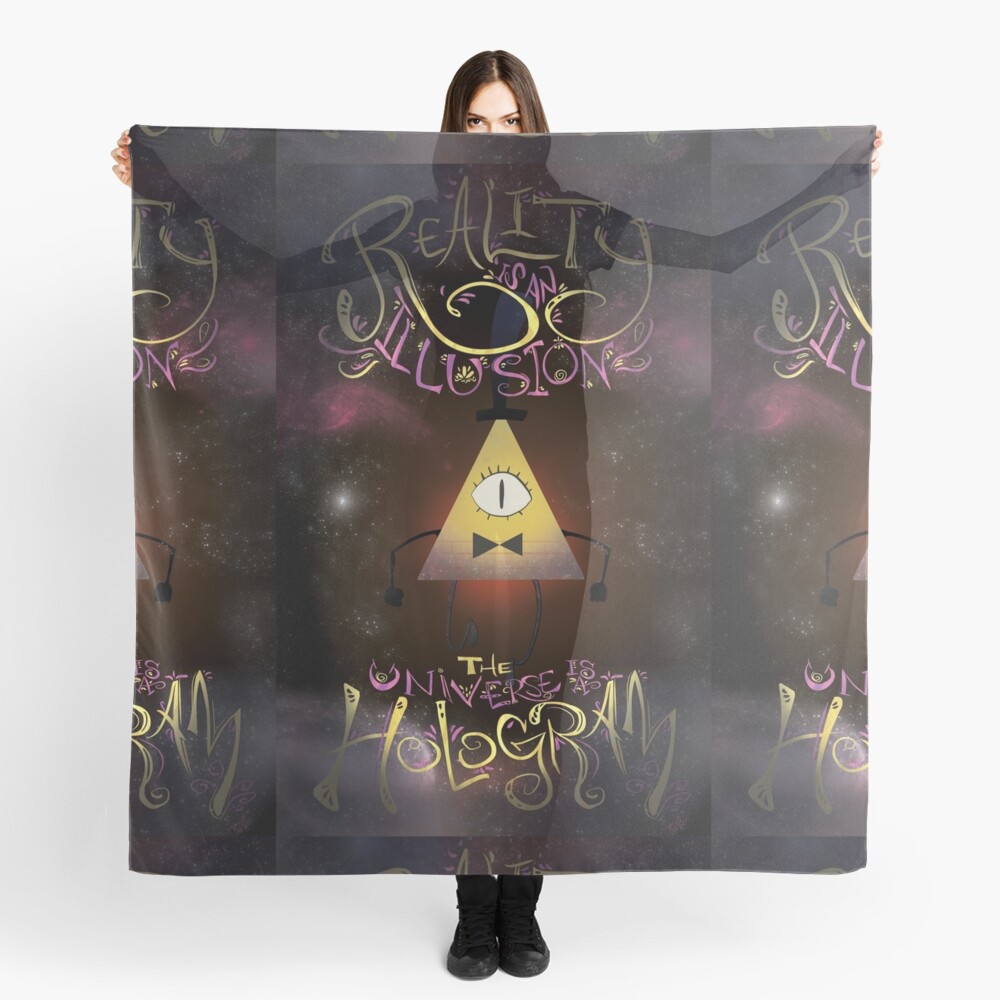 "Reality is an Illusion - Bill Cipher" Scarf by ImpElla | Redbubble