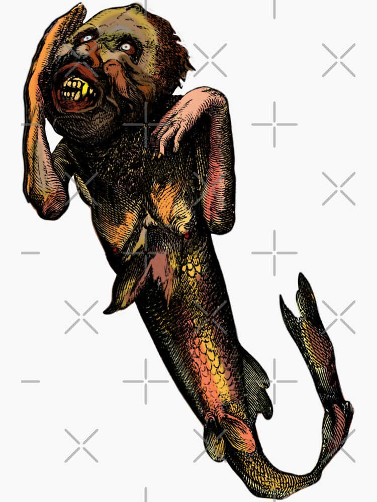 Pegatina «Ocean Kraken Cthulhu Fish Man Sea Monster regalos y prendas ...