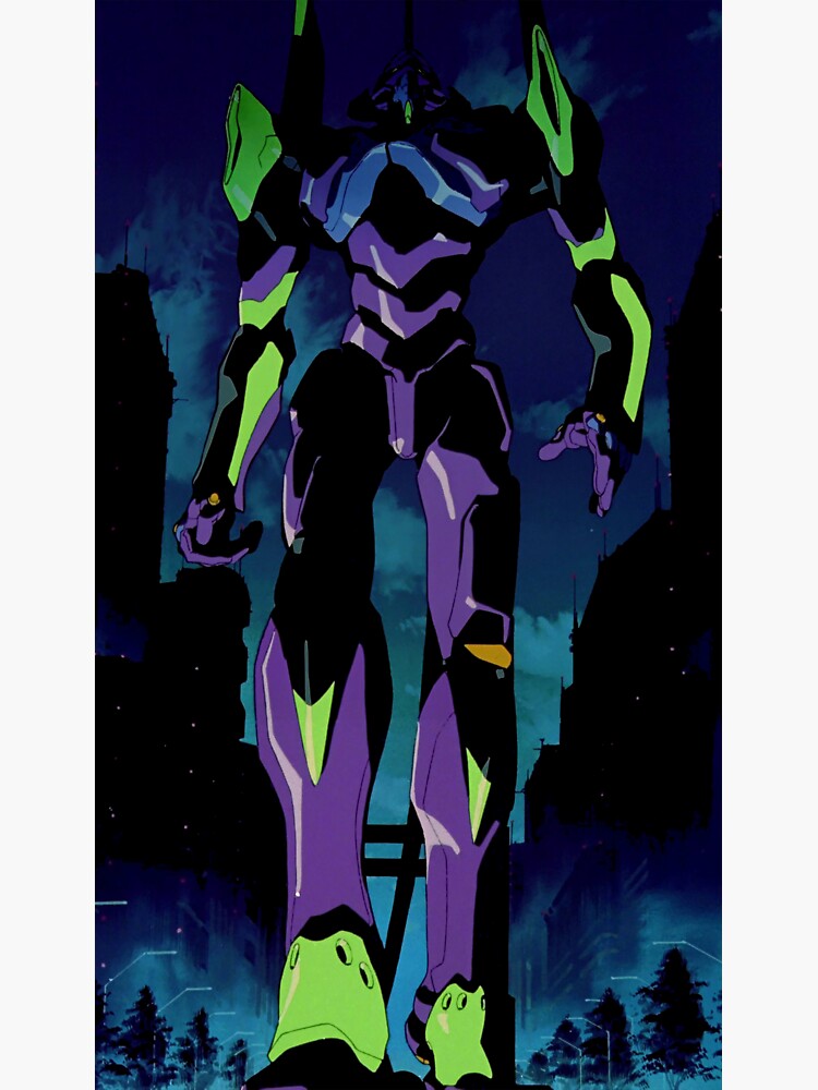 "Eva 001" Sticker for Sale by youngweezing | Redbubble