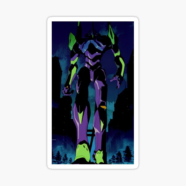 "Eva 001" Sticker for Sale by youngweezing | Redbubble