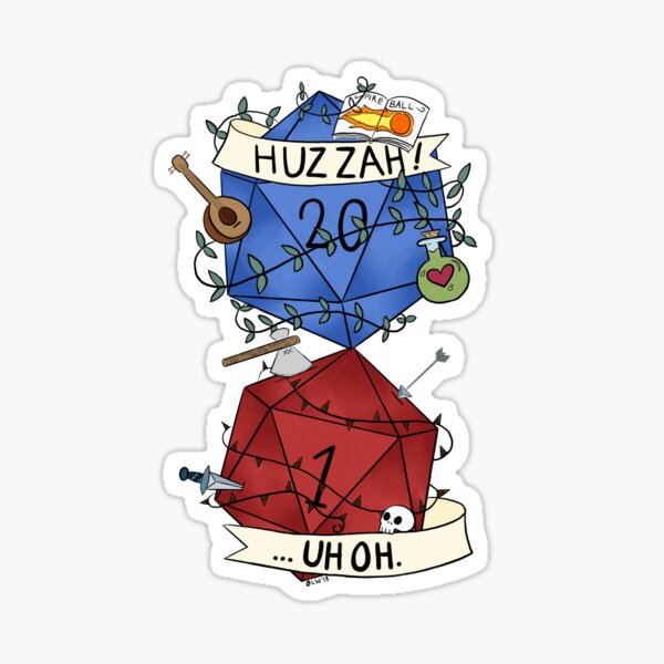 Huzzah Stickers | Redbubble