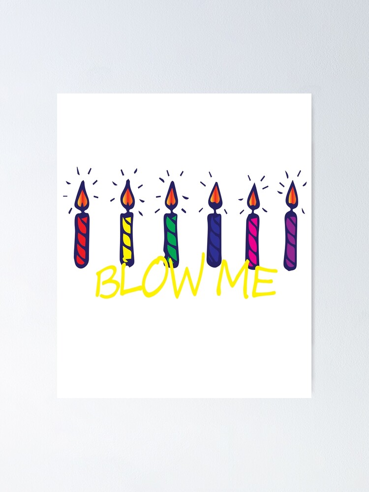 Poster « Bougies d'anniversaire Joyeux anniversaire », par tarek25 ...