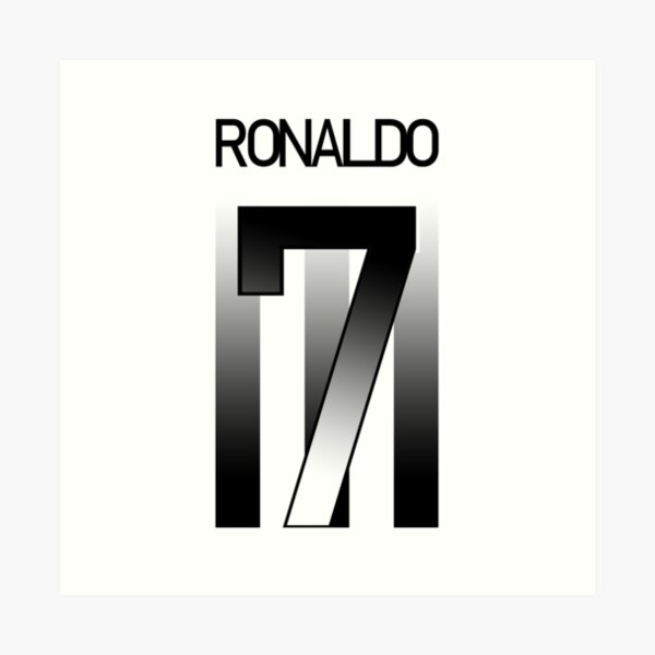 "Ronaldo Juventus Football Number 7 " Art Print for Sale by GetItGiftIt ...
