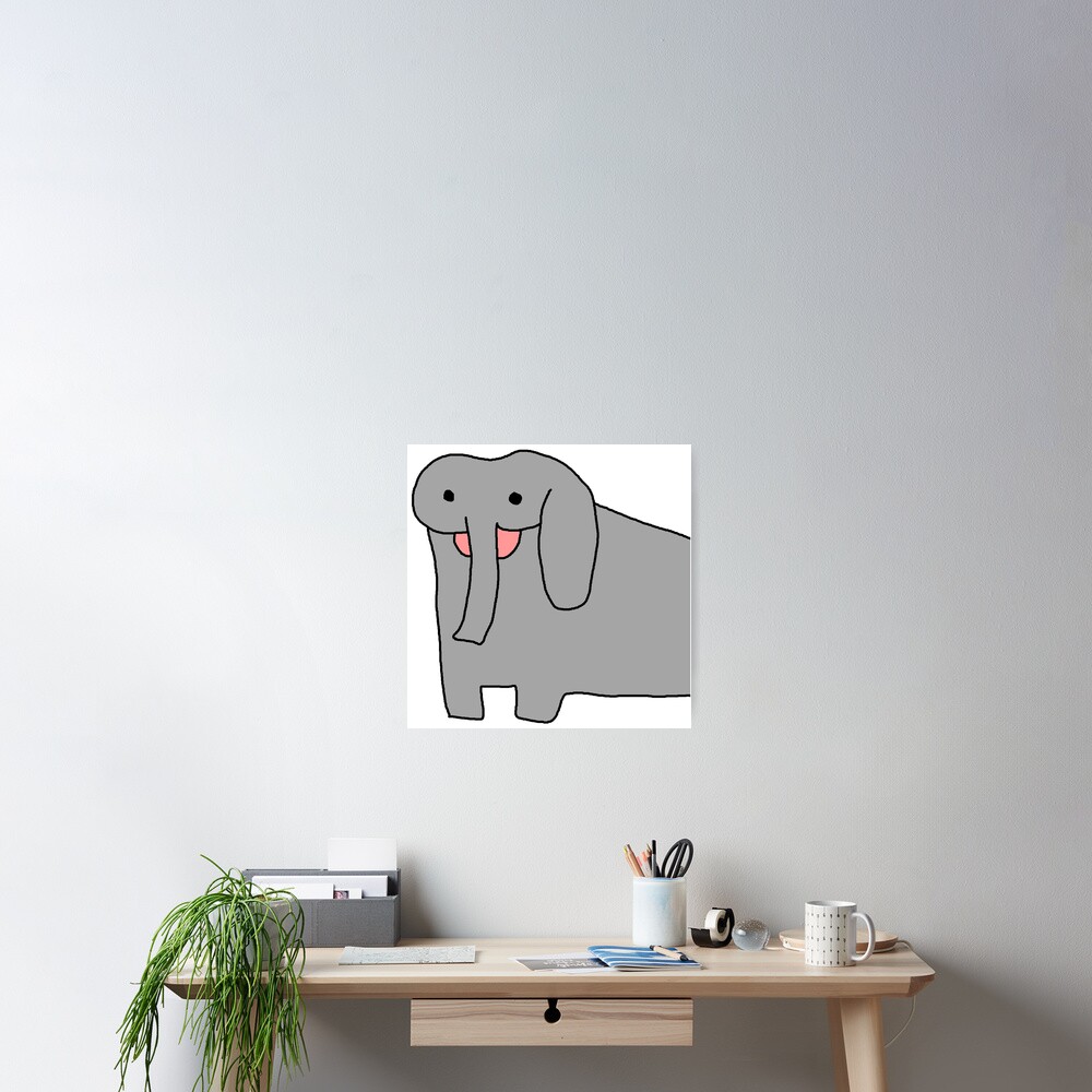 "prooohhh elefant meme " Poster for Sale by JoeDaEskimo | Redbubble