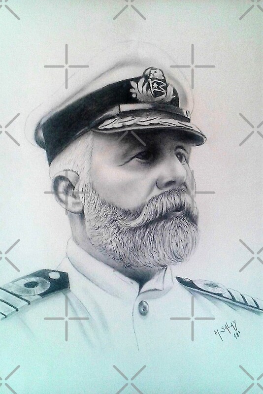 "Titanic Captain Edward John Smith" by titanicart1912 | Redbubble