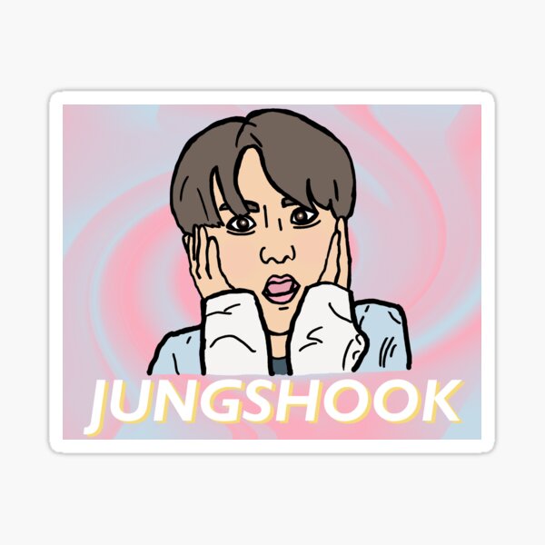 "BTS Jungshook Sticker" Sticker by nongraceful | Redbubble
