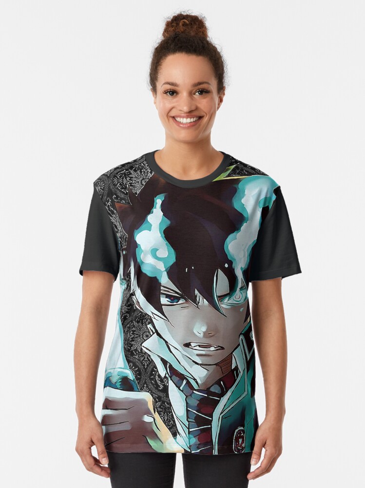 "Blue exorcist" Graphic T-Shirt by Newcarton | Redbubble