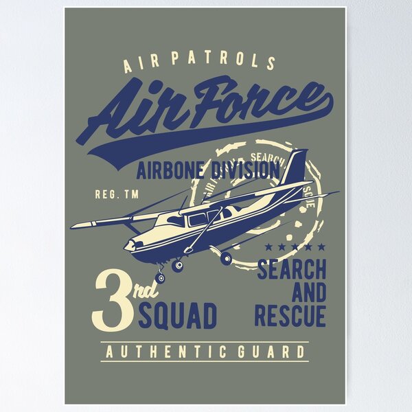 "Air Force Search and Rescue" Poster for Sale by Espinoza Creative ...