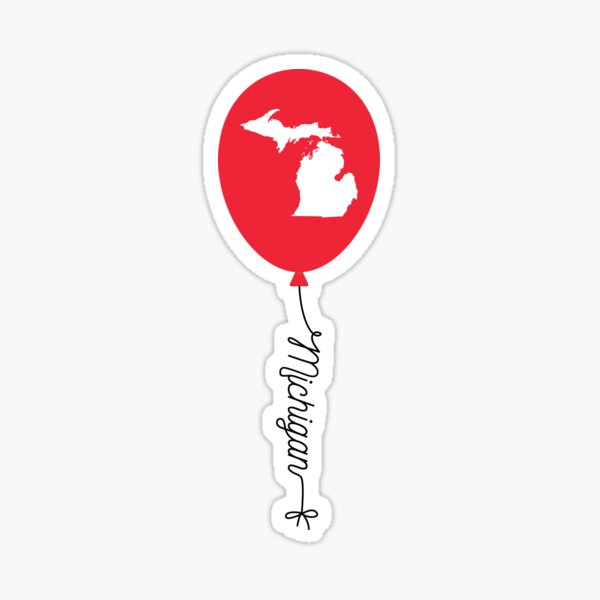 "Michigan State Balloon" Sticker for Sale by InspiredQuotes | Redbubble