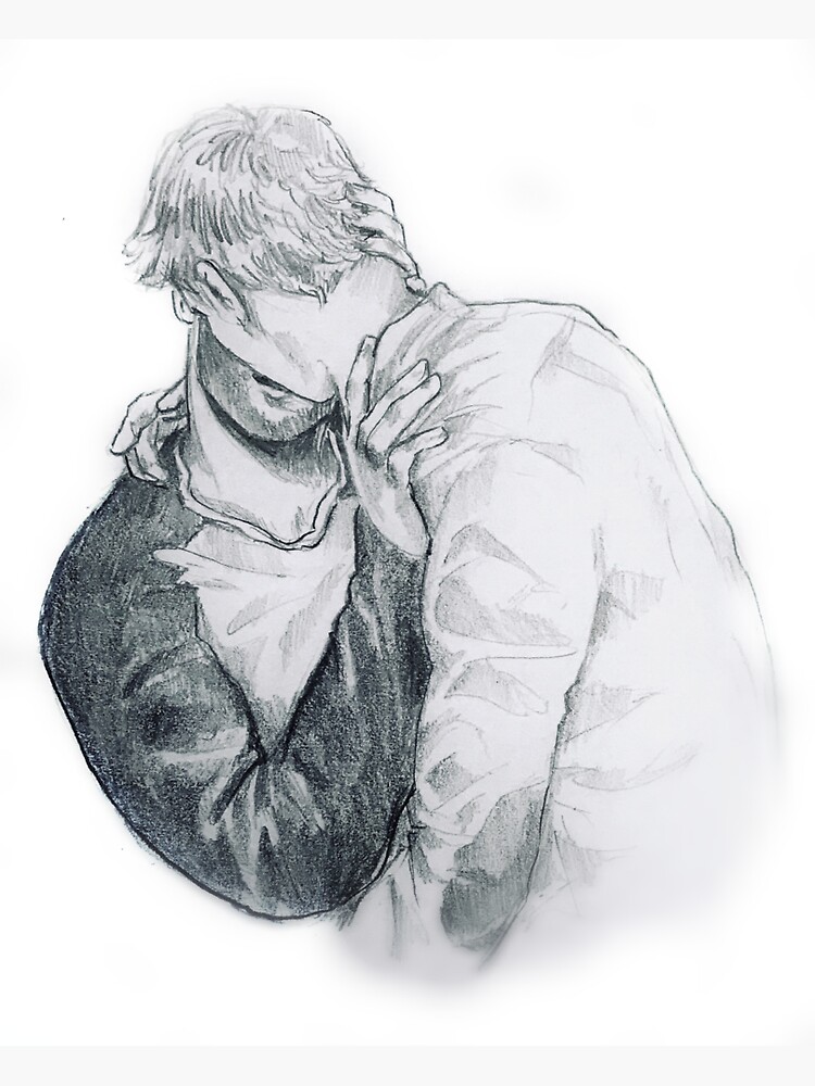 "Robron kiss sketch 1" Sticker for Sale by scrapyardbfs | Redbubble