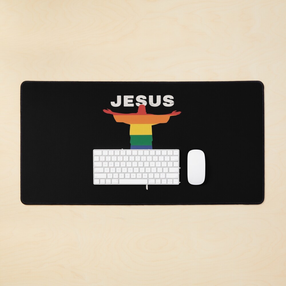 "Christians Supporting LGBT Gay Rights Jesus Loves Everyone" Sticker ...