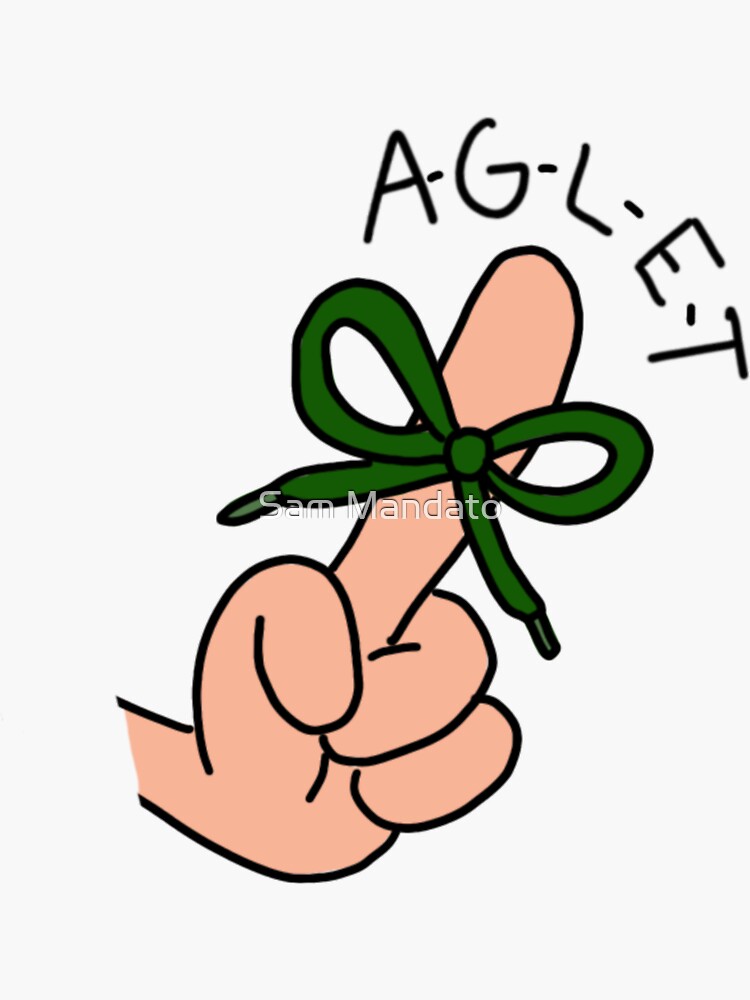 "Aglet " Sticker for Sale by samantha-lynn | Redbubble