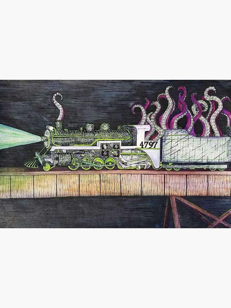 "Octopus Train" Poster for Sale by cobees | Redbubble