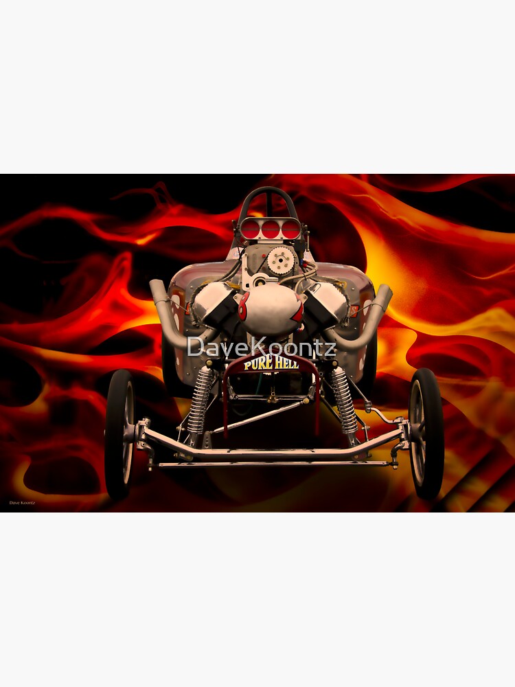 "AA Fuel Altered 'Infamous Pure Hell'" Sticker for Sale by DaveKoontz ...