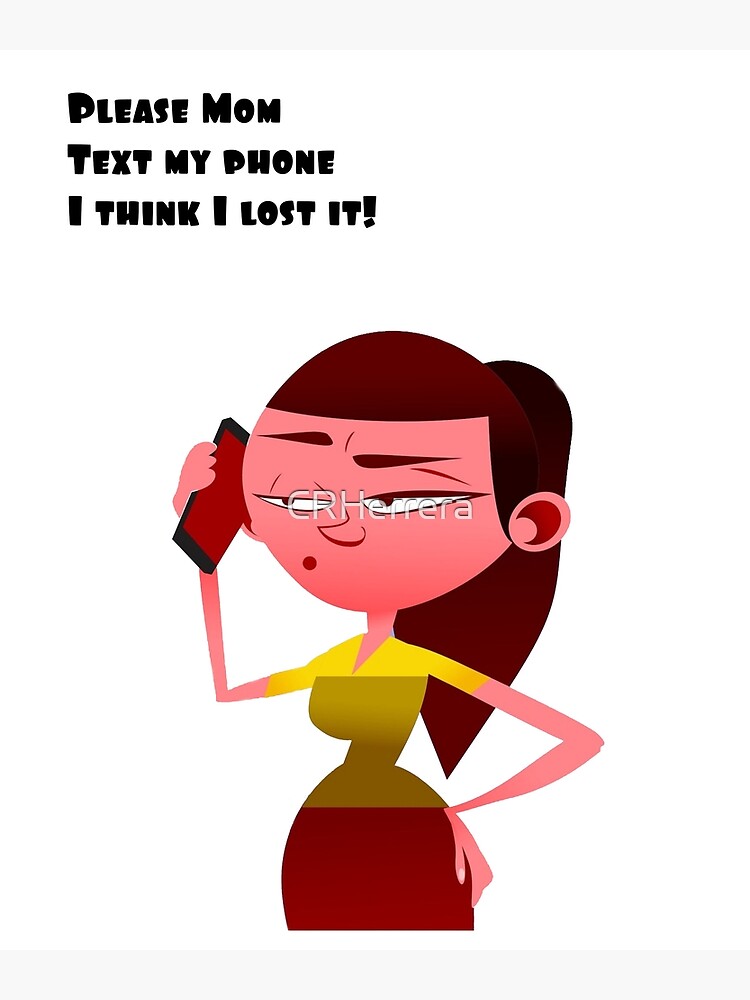 "Lost phone" Poster for Sale by CRHerrera | Redbubble