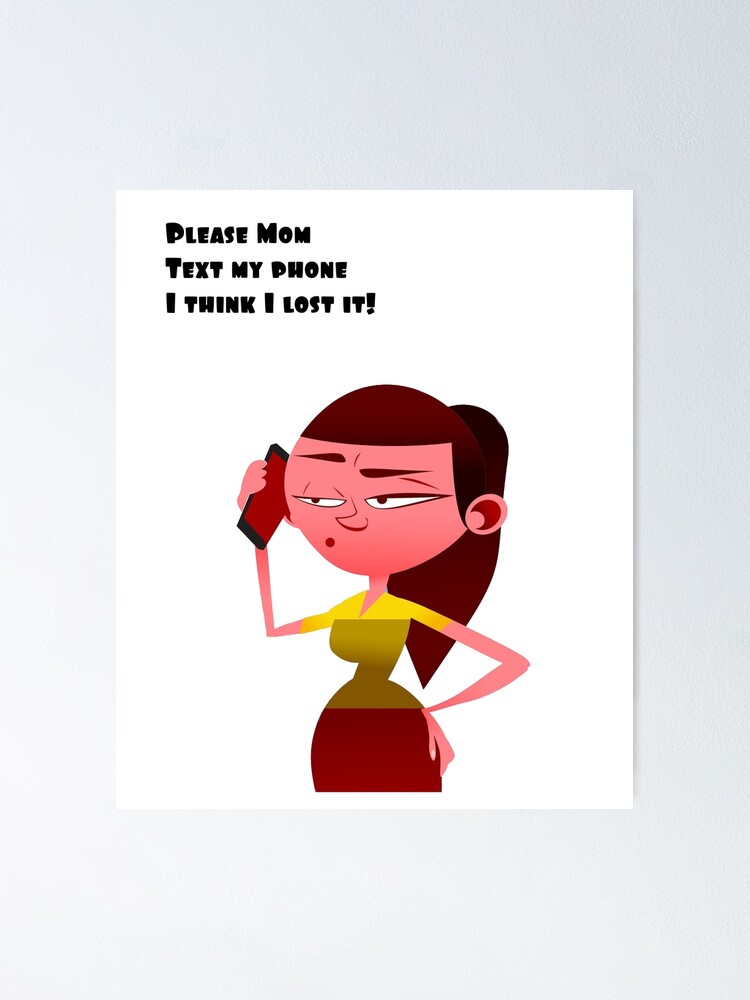 "Lost phone" Poster for Sale by CRHerrera | Redbubble