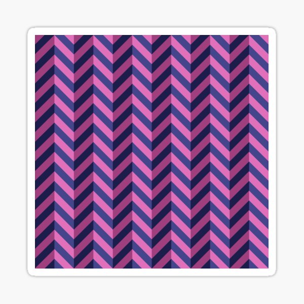 "Zigzag color lines seamless pattern." Sticker for Sale by IndigoCat ...