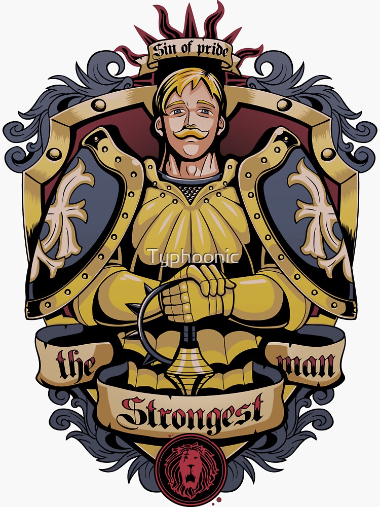 Pegatina «Escanor Seven deadly sins - Nanatsu no taizai - Holy Knight ...