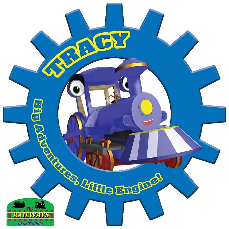 "Crotoonia - "Tracy the Little Engine"" by TheMilanTooner | Redbubble