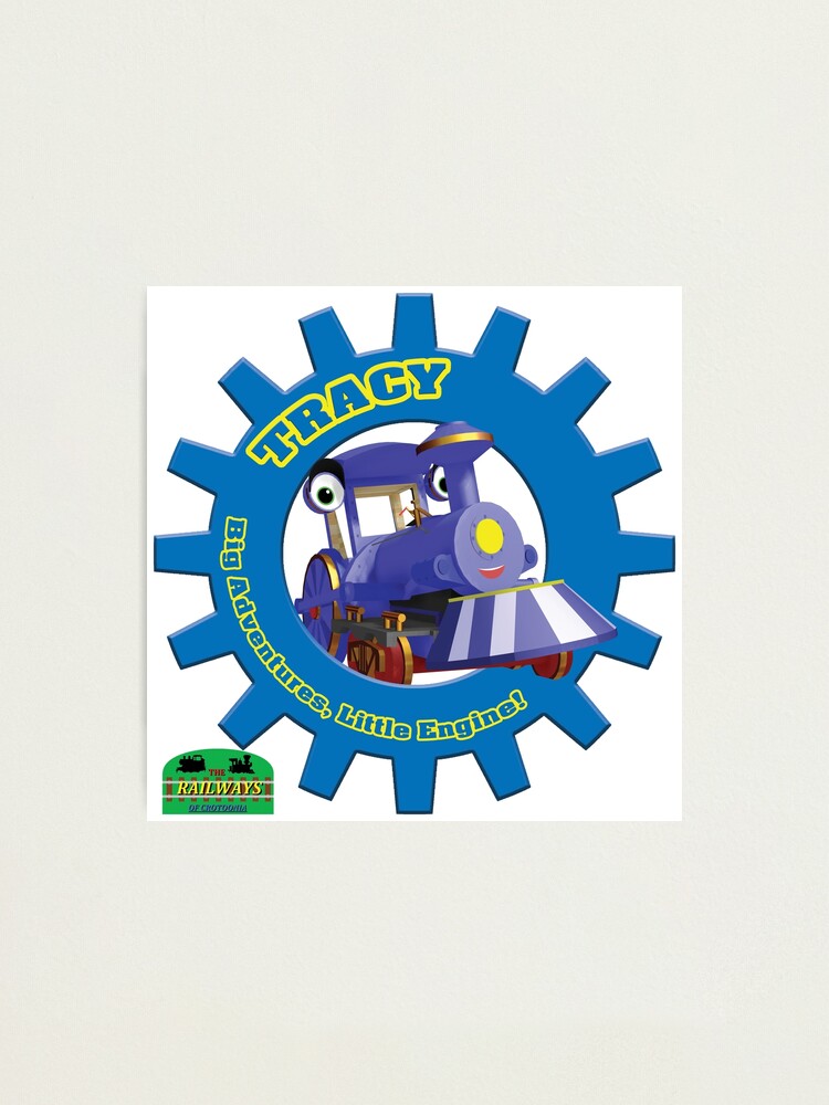 "Crotoonia - "Tracy the Little Engine"" Photographic Print by ...