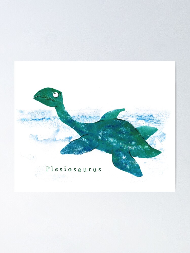 "plesiosaurus" Poster for Sale by HoneyGherkin | Redbubble