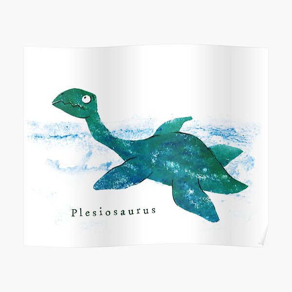 "plesiosaurus" Poster for Sale by HoneyGherkin | Redbubble