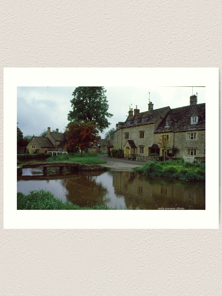 "Lower Slaughter" Art Print for Sale by Tezzer | Redbubble