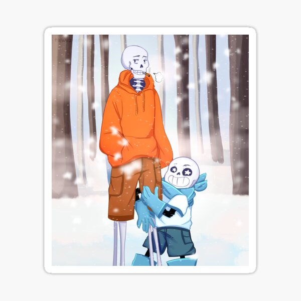 "Undertale Underswap AU" Sticker for Sale by Talwuzhere | Redbubble