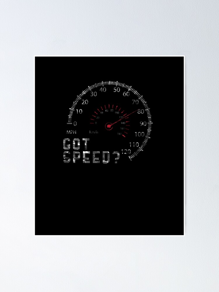 "Speedometer" Poster by TomGiantDesigns | Redbubble