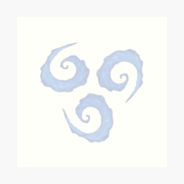 "Avatar the Last Airbender - Airbending Symbol" Art Print for Sale by ...