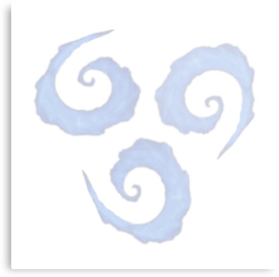 "Avatar the Last Airbender - Airbending Symbol" Metal Print by ...