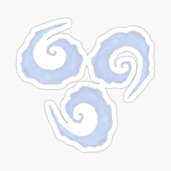 "Avatar the Last Airbender - Airbending Symbol" Sticker for Sale by ...