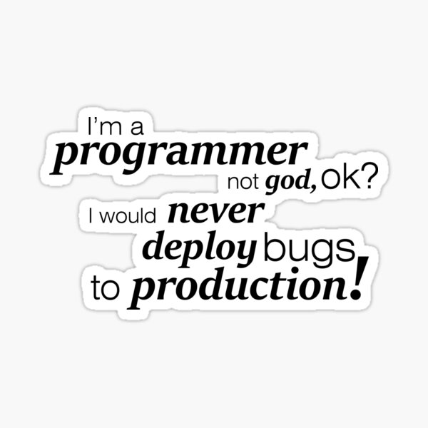 "programmer not got" Sticker by raandoom | Redbubble