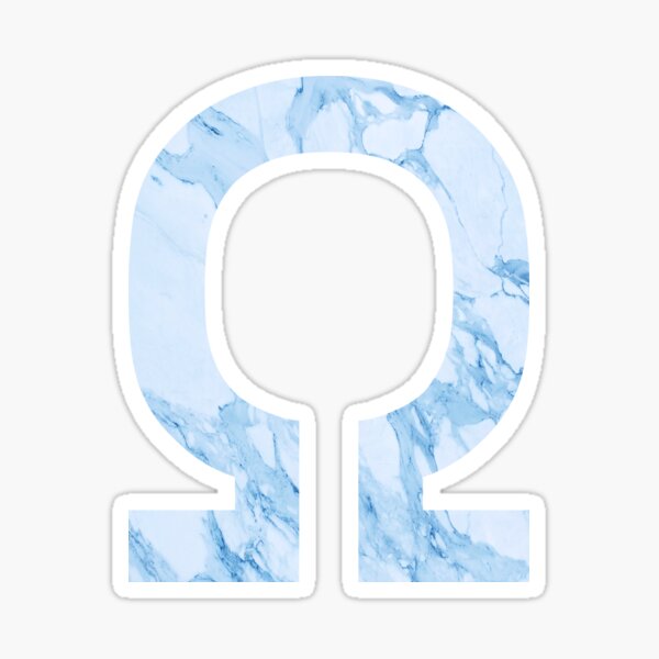 "Omega - Greek Letter Sorority Sticker" Sticker for Sale by susyj ...