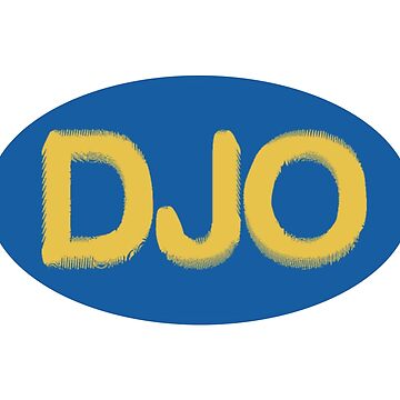 "djo" Sticker by rilesweir | Redbubble