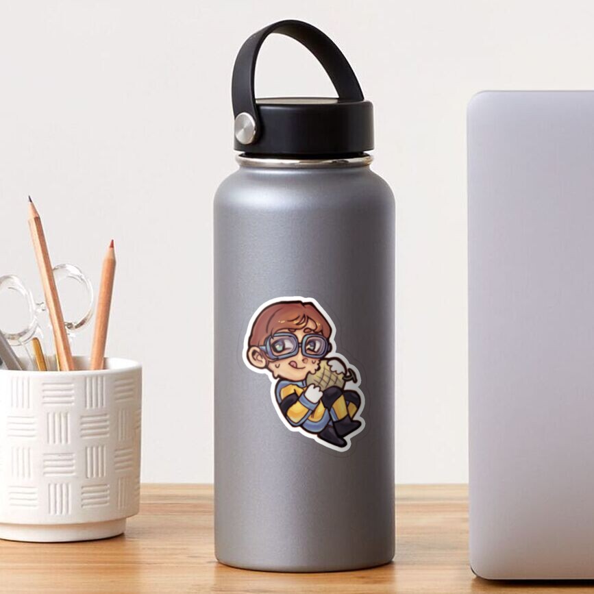 "Waterboy chibi" Sticker for Sale by Selkie-Sketches | Redbubble