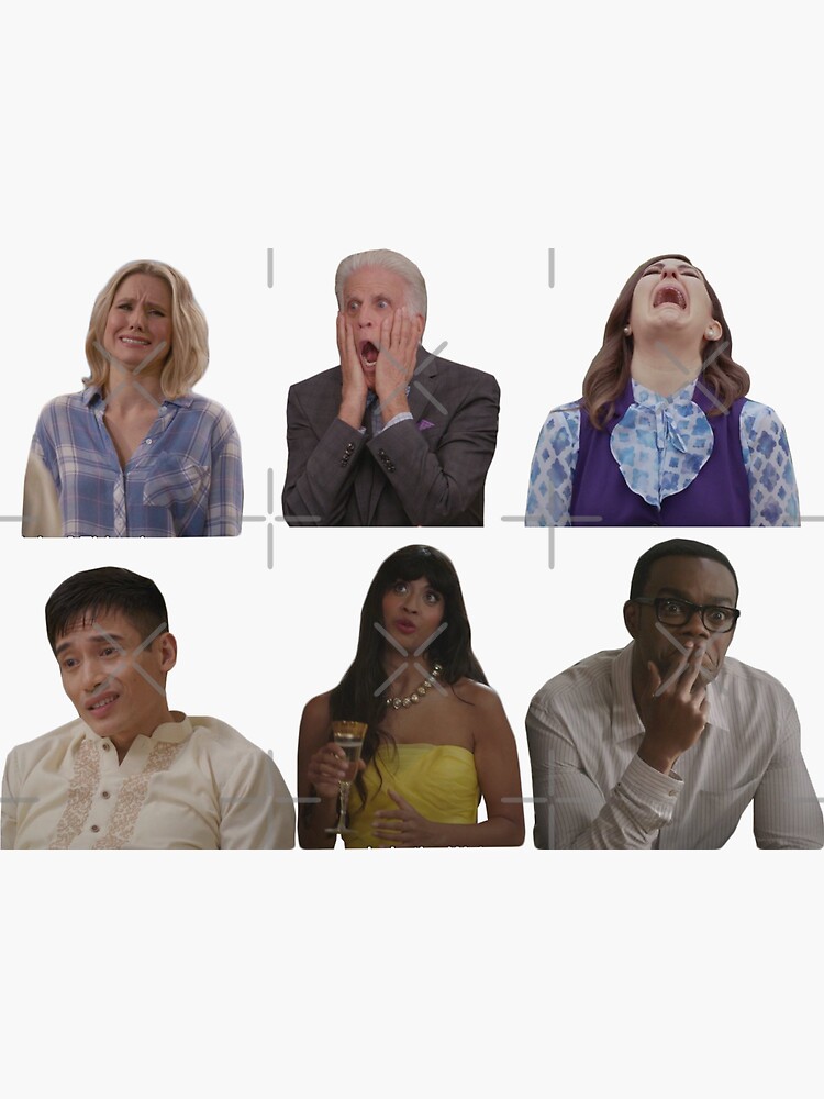 "the good place" Sticker for Sale by aluap106 | Redbubble