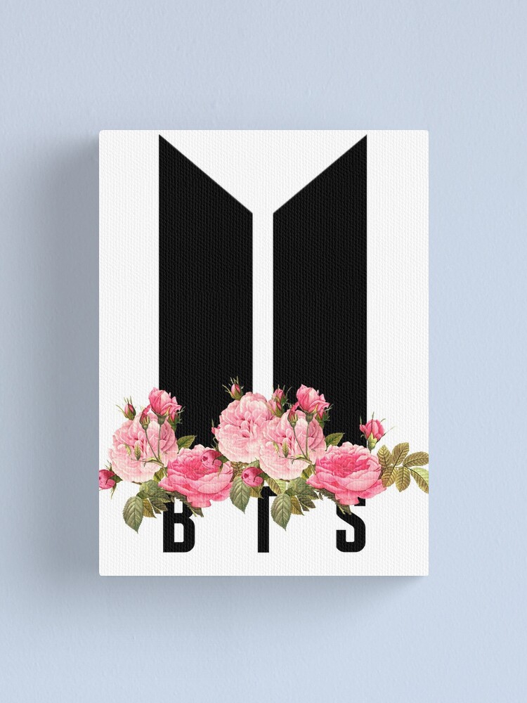 "BTS Flower Logo" Canvas Print for Sale by ScaleisJungkook | Redbubble