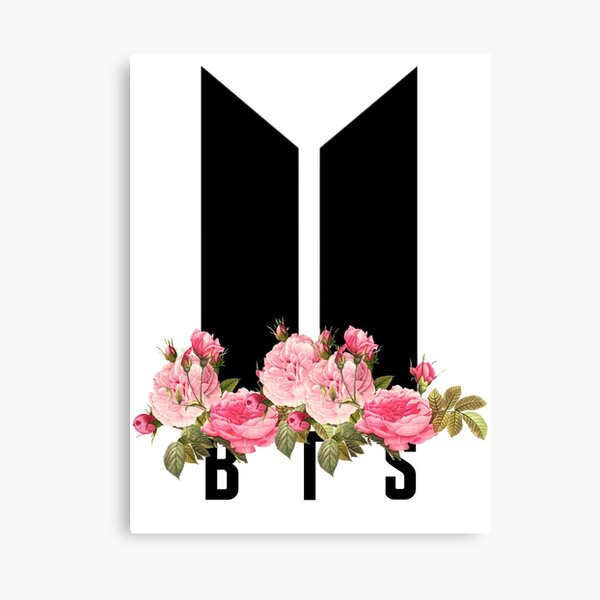 "BTS Flower Logo" Canvas Print for Sale by ScaleisJungkook | Redbubble