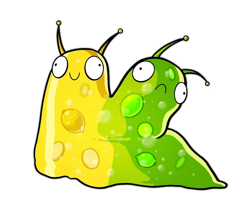 "Lemon-Lime Slug Friend" by Cheltyka | Redbubble