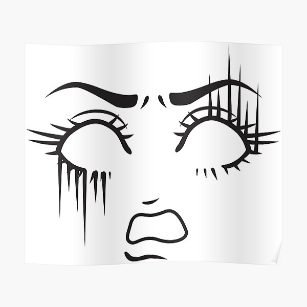 "Shocked manga face" Poster for Sale by TimeTheTea | Redbubble